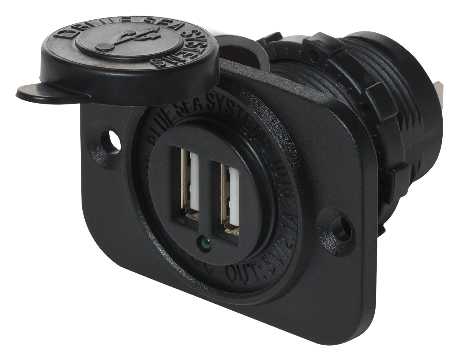 Blue Sea Systems 12/24VDC 5V 2.1A Dual USB Charger Socket | Bass Pro Shops